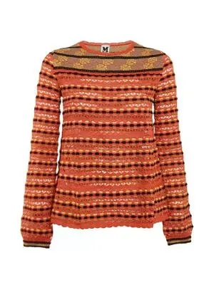 Missoni Patterned Open-knit Sweater