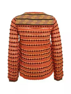 Missoni Patterned Open-knit Sweater