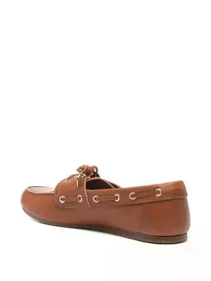 ANCIENT GREEK SANDALS Pliaria Boat Shoes - Brown