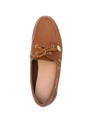 ANCIENT GREEK SANDALS Pliaria Boat Shoes - Brown