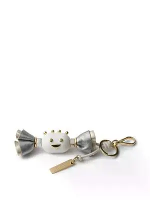 Prada Snap Hook Bow Charm Keyring