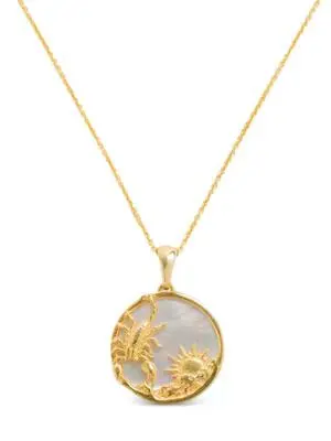 FREYA ROSE Scorpio Pendant Necklace - Gold