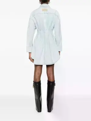 Givenchy Buttoned Midi Denim Dress - Blue