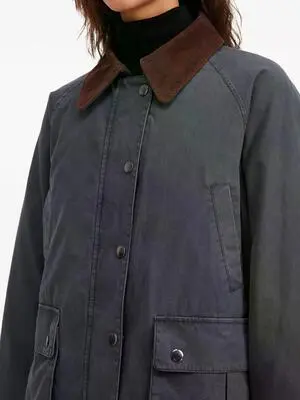 TOUT A COUP Corduroy Collar Pocket Jacket