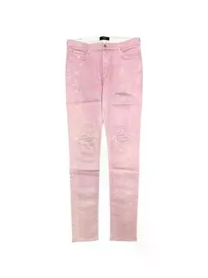 Amiri Distressed Straight-leg Jeans