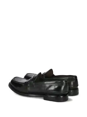 Premiata Woven Leather Loafers