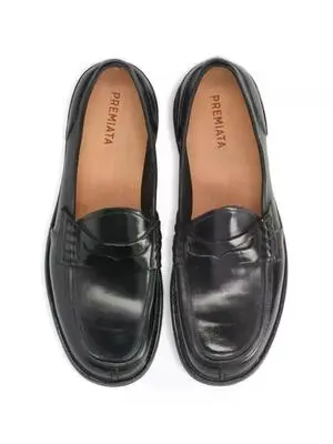 Premiata Woven Leather Loafers
