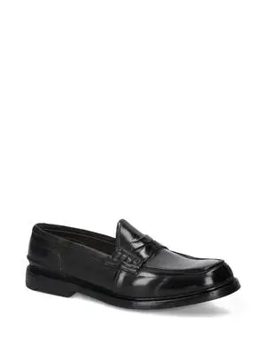 Premiata Woven Leather Loafers