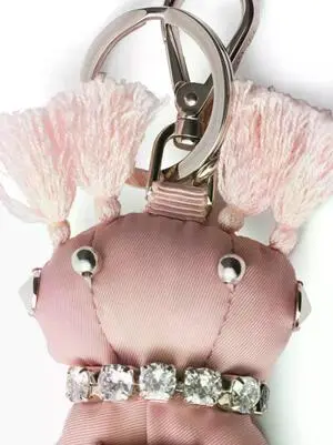 Prada Tassel Charm Keyring - Pink