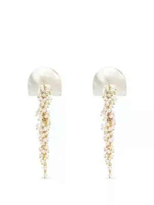 FREYA ROSE Hakuro Mother-of-pearl Drop Earrings - White