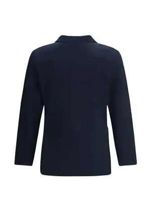 LARDINI Double-breasted Knitted Blazer