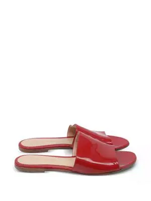 GIANVITO ROSSI Capri Patent Leather Slides