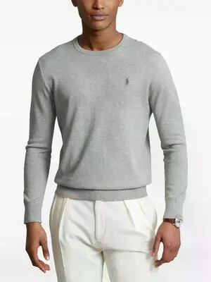 Polo Ralph Lauren Logo-embroidered Sweater - Grey