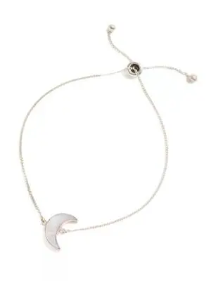 FREYA ROSE Moon Adjustable Bracelet - Silver