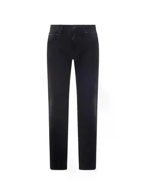 Dolce & Gabbana Five-pocket Straight-leg Jeans - Black