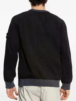 Stone Island Logo-patch Crew-neck Sweater