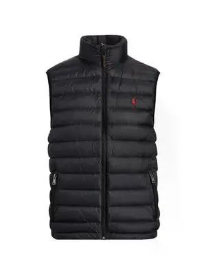 Polo Ralph Lauren Logo-embroidered Padded Gilet - Black