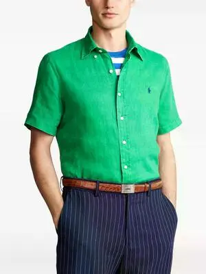 Polo Ralph Lauren Short-sleeved Button Shirt - Green