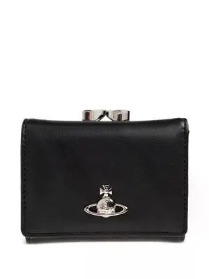 VIVIENNE WESTWOOD Orb Clasp Wallet - Black