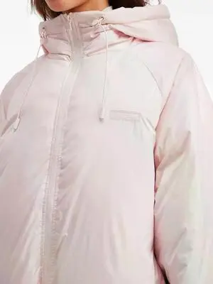 MINI CREAM Hooded Zip-fastening Jacket