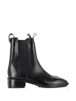 AeydĒ Leather Ankle Boots - Black