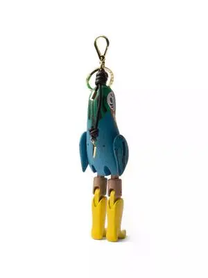 Prada Parrot Charm Keyring
