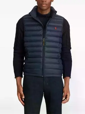 Polo Ralph Lauren Logo-embroidered Gilet - Blue