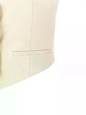 MSGM Buttoned Waistcoat - Neutrals
