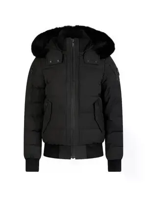 Moose Knuckles Padded Jacket With Shearling Trim