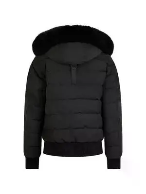 Moose Knuckles Padded Jacket With Shearling Trim