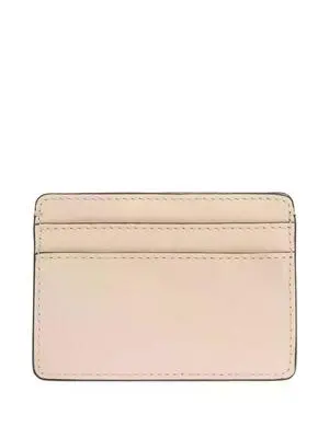 Versace Logo-lettering Card Holder - Neutrals