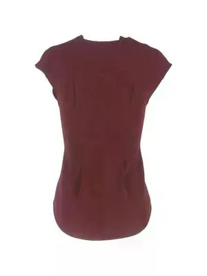 Theory Short-sleeved Pleated Blouse