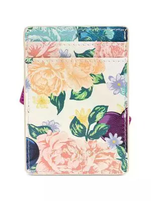 Kurt Geiger Kensington Floral-print Card Holder - Neutrals