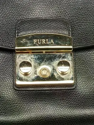 Furla Metropolis Leather Clasp Crossbody Bag