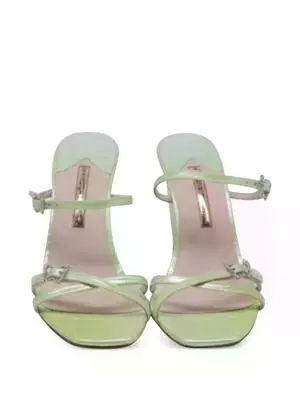 SOPHIA WEBSTER Croc-embossed Wedge Sandals