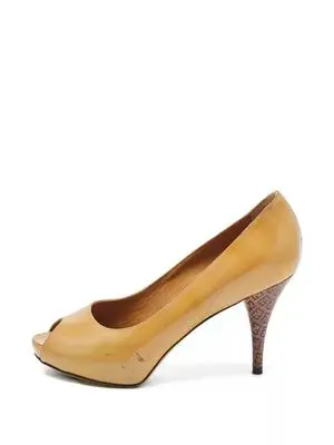 Fendi Zucca Patent Leather Pumps