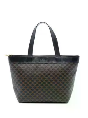Celine 1996 Macadam Coated Canvas Handbag