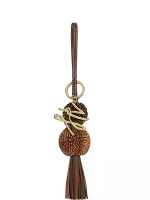 Karl Lagerfeld K/autograph Pompom Charm - Brown