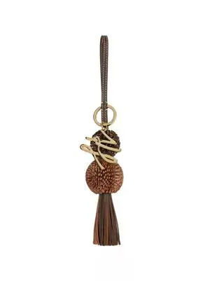 Karl Lagerfeld K/autograph Pompom Charm - Brown