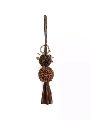 Karl Lagerfeld K/autograph Pompom Charm - Brown