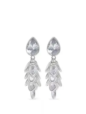 FREYA ROSE Crystal Drop Earrings - Silver