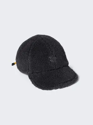 Miu Miu Fleece Baseball Cap - Grey