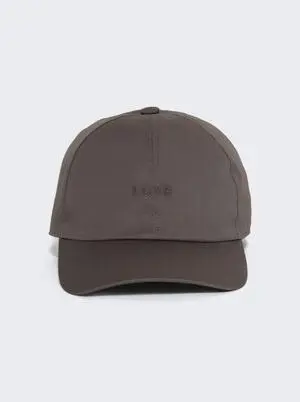 Rick Owens Love Embroidered Baseball Cap - Gray