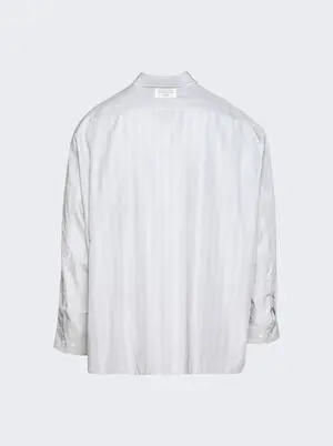 Acne Studios Striped Button Down Shirt And Multi - Grey