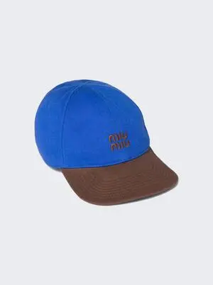 Miu Miu Drill Baseball Cap - Blue