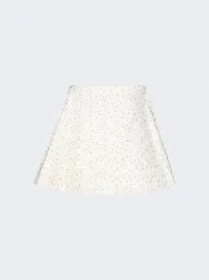 David Koma Sequin Boucle A-line Mini Skirt