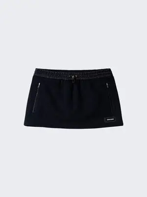 Miu Miu Fleece Mini Skirt