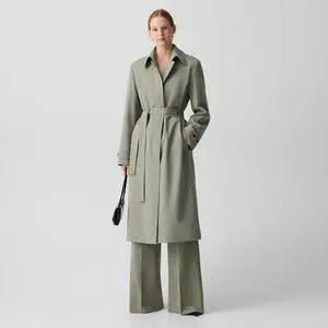 Theory Wool Gabardine Car Coat
