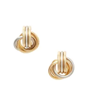 ROXANNE ASSOULIN The Lush Link Silver-tone Hoop Earrings - Gold