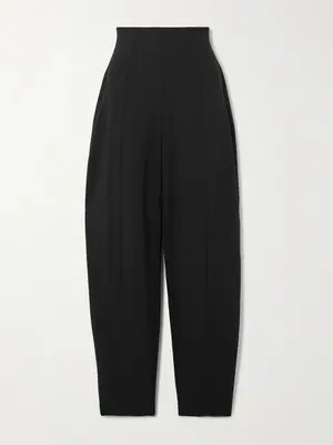 Carolina Herrera Isla Wool-blend Barrel-leg Trousers